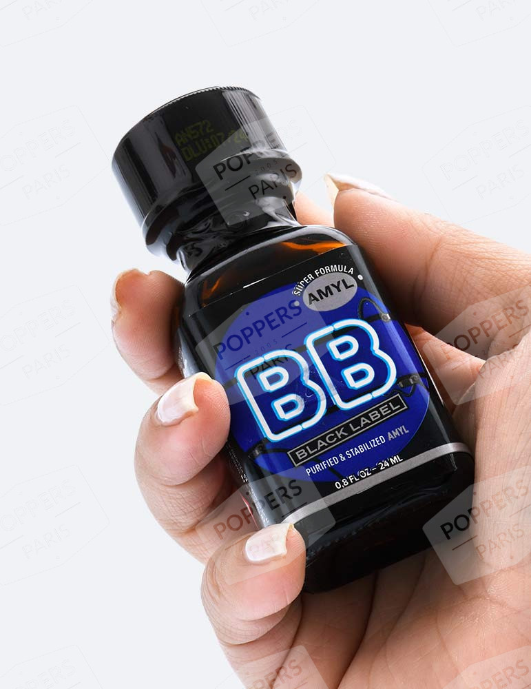 Poppers BB Black Label 24 ml - Poppers Paris