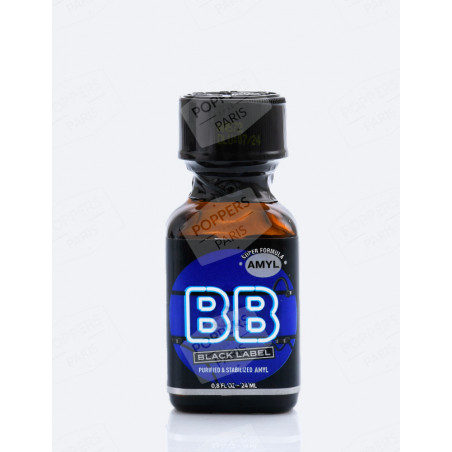 Poppers BB Black Label 24 ml - Poppers Paris