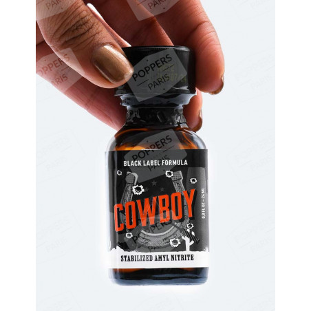 Poppers Cowboy Black Label 24 ml - Poppers Paris