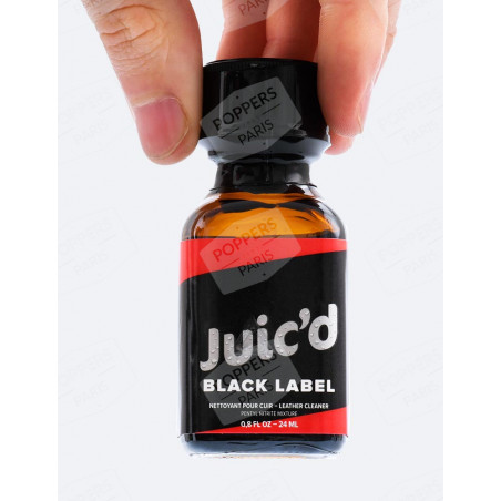Juic'd Poppers Black Label 24 ml | Sensations Extrêmes |Poppers Paris