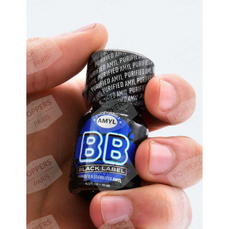 Poppers BB Black Label 10 ml | Version Hard et Strong | Poppers Paris
