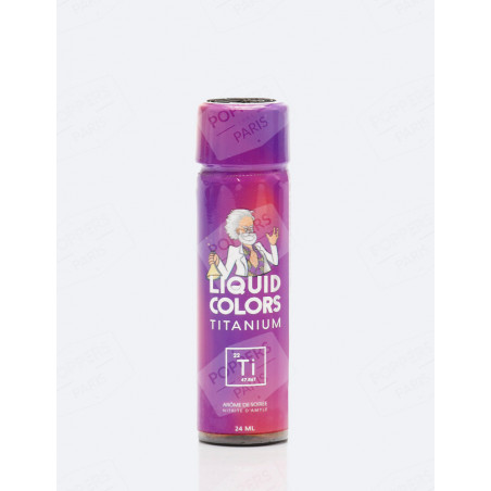 Poppers Titanium 24 ml - Liquid Colors - Poppers Paris